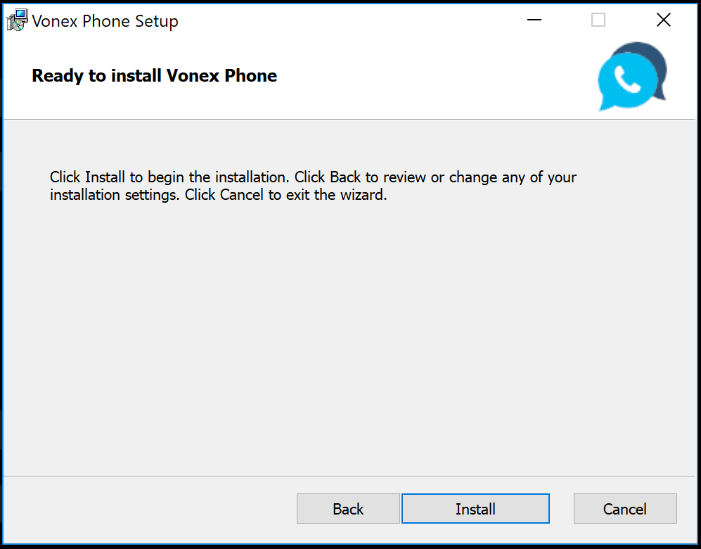 Download and Installation for Windows - Vonex Telecom